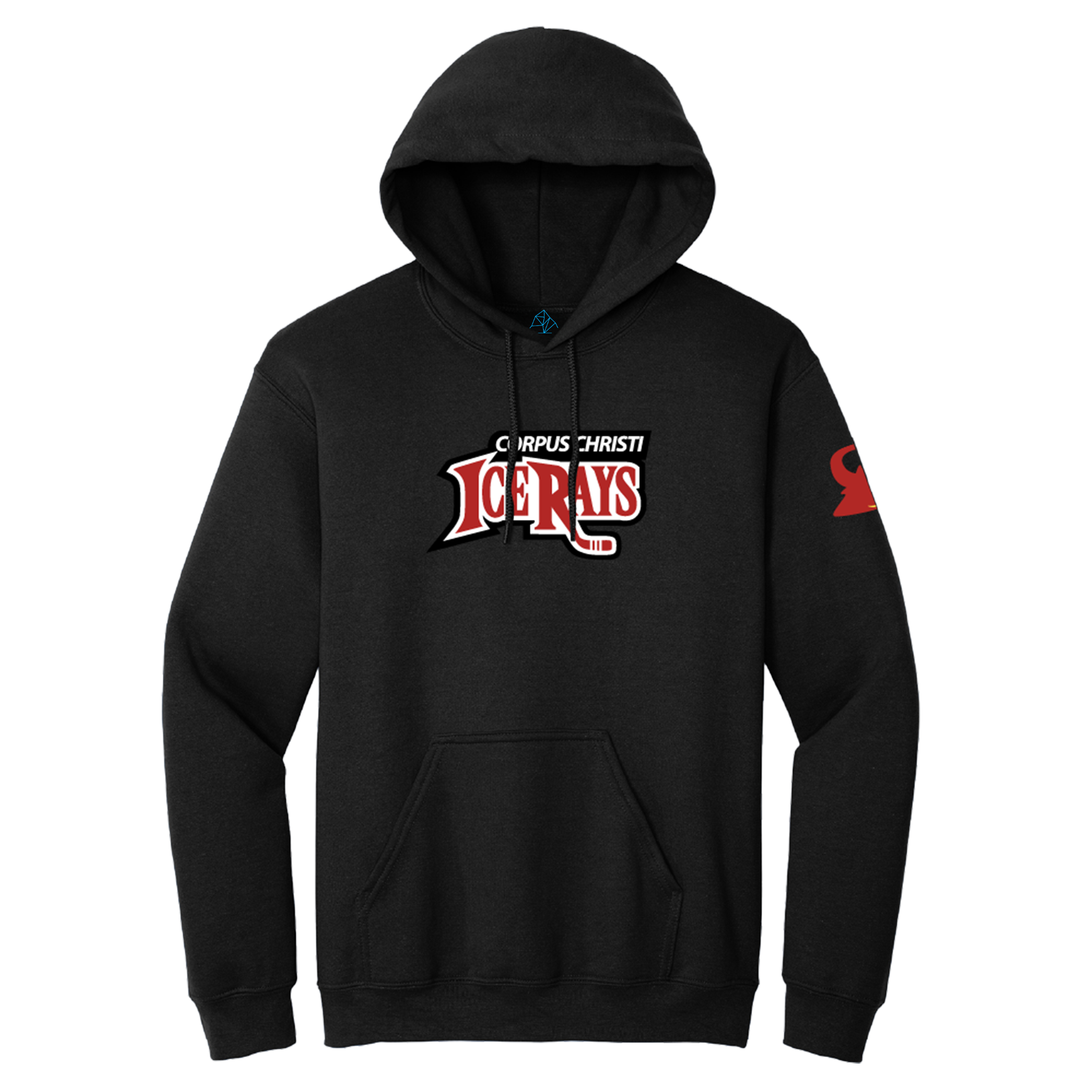Corpus Christi IceRays CCIR Logo Hoodie